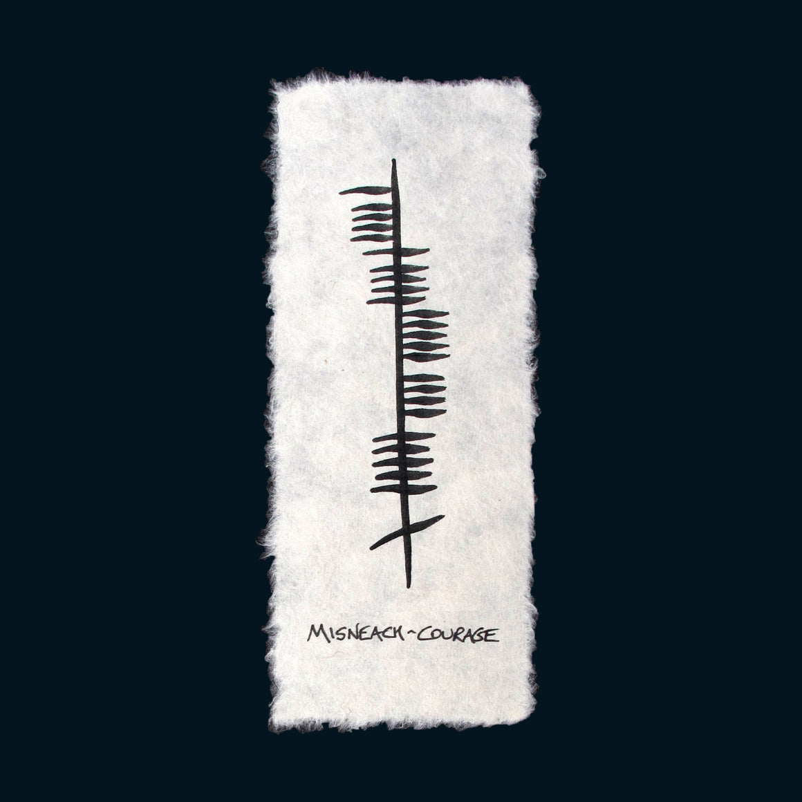 Courage - Misneach Ogham — Ogham Wish